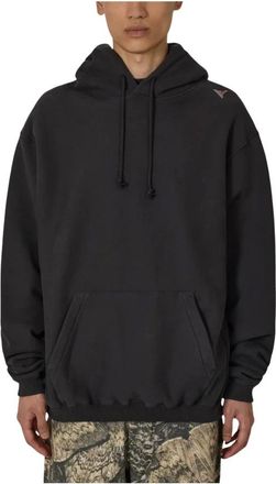 Roa Roa, Homme, Sweatshirts et sweats &agrave; capuche, Noir, Taille: L Logo Sweat &agrave; capuche Washed