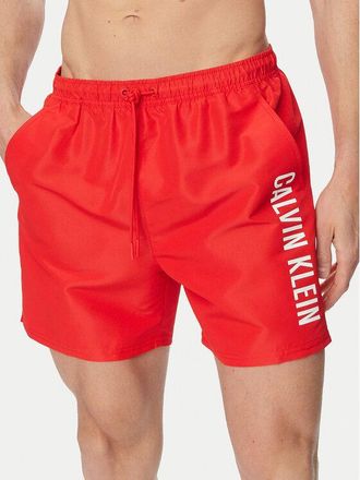 Calvin Klein Swimwear Badeshorts LV00N61047 Rot Regular Fit
