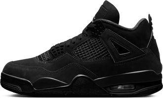 Nike Low-Top Sneaker - Air Jordan 4 Retro Black Cat (2025) (GS) - Gr. 36 (EU) - in Bunt - f&uuml;r Damen