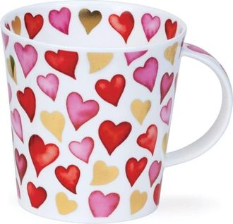Dunoon Herzmotiv rot Tasse Dunoon