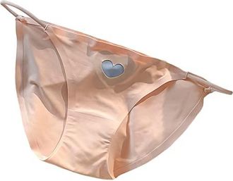 Generic Culotte sans Couture Femme Culotte Femme sans Couture Culotte Femme De Classique T-String Taille Basse &Eacute;lastique Unie Ultra Fine Seamless Ventre Plat 