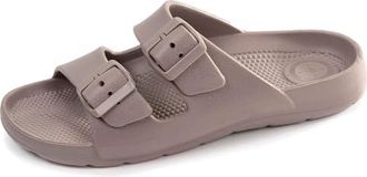 Isotoner Mules Claquettes Femme Ultra Confortables, faciles à Enfiler, 40 EU, Taupe