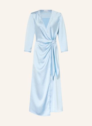 Riani Riani Wickelkleid Aus Satin blau