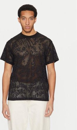 Versace Jeans Couture T-Shirt 78GAH6R0 Schwarz Regular Fit