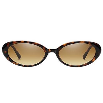 Generic Lunettes de soleil ovales r&eacute;tro tendance - &Eacute;l&eacute;gantes de qualit&eacute; sup&eacute;rieure, l&eacute;g&egrave;res, compactes, modernes, petites nuances vintage des ann&eacute;es 90, &eacute;l&eacute;ga