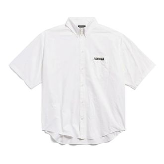 Balenciaga Herren, Shirts, Wei&szlig;, MGr&ouml;&szlig;e