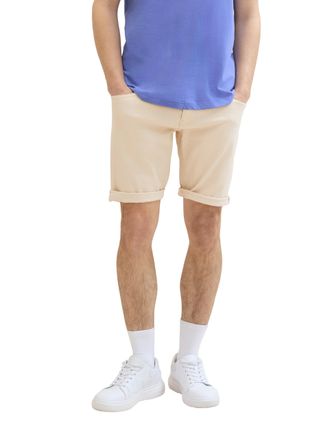 Tom Tailor Herren Regular Fit Jeans Bermuda Shorts mit Stretch, unbleached natural bull denim, XL