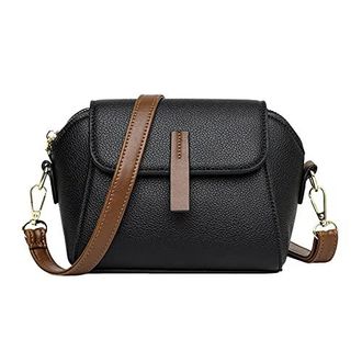 Generic WLight Sac &agrave; dos en cuir souple tendance et polyvalent, Noir, taille unique