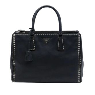 Prada Galleria Double Zip Pre-owned - Femme - Pre-owned - Noir - Taille: ONE Size