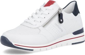 Remonte Damen Low-Top Sneaker R6705, Frauen Halbschuhe,lose Einlage,Strassenschuhe,Sportschuhe,Freizeitschuhe,Turnschuhe,Weiss Kombi (82),44 EU