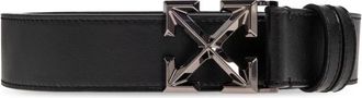 Off-white Homme, Accessoires, Noir, Taille: 95 CM Arrow Quote Reversible 35mm Belt