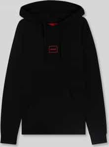 HUGO BOSS Regular Fit Sweatjacke aus Baumwoll-Mix Modell Laze Hoodie