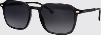 HUGO BOSS Aviator-Sonnenbrille aus Acetat mit rechteckigem Rahmen