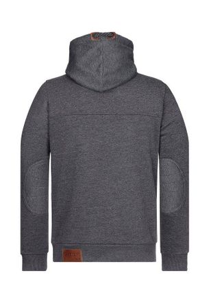 Naketano T-Shirt Baumwolle Kapuze Sweat Streetwear Oversize K&auml;ngurutasche weich Herren (1-tlg) bequem, casual, vegan, unifarben, kuschelig, mit Kapuze, Alltag