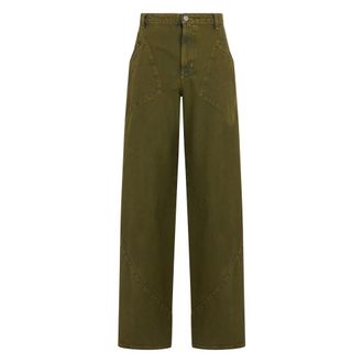 Alberta Ferretti Femme, Jeans, Vert, Taille: 42 FR Wide Jeans