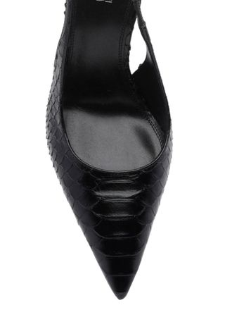 PARIS TEXAS Lidia Slingback Pump - Black