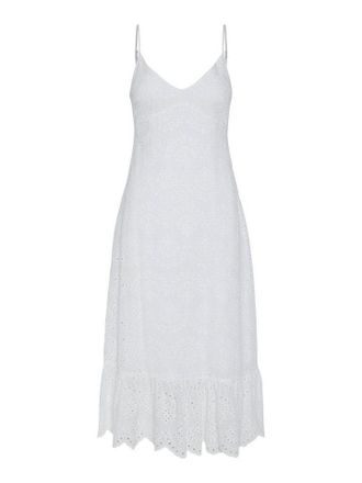 Pieces Midikleid VILDE (1-tlg) Stickerei