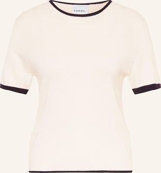 Comma Comma Strickshirt weiss