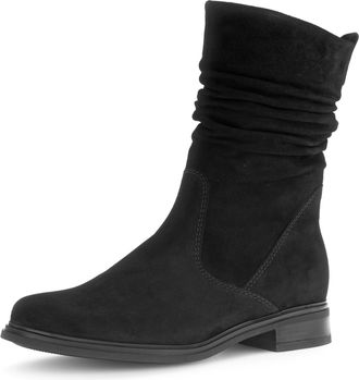 Gabor Damen Chelsea Boots, Frauen Stiefeletten,halbstiefel,Kurzstiefel,uebergangsschuhe,uebergangsstiefel,flach,schwarz (Flausch),35.5 EU / 3 UK