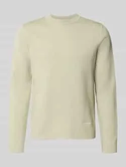 Sams&oslash;e & Sams&oslash;e Pullover aus Viskose-Mix mit Label-Stitching Modell MATT