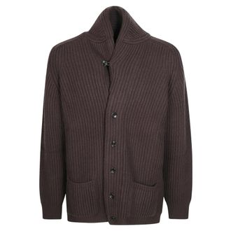 Filson Bristol Cardigan Pullover - - Knitwear - Herren - Braun - XS