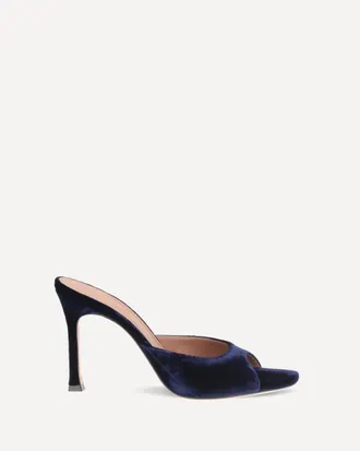 Amina Muaddi Alexa velvet Sandals Female 38.5