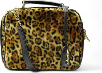 Saint Laurent Crossbody Bags - NEUE SAINT LAURENT LEOPARDENPRINT KAMERA HANDTASCH - Gr. unisize - in Beige - f&uuml;r Damen