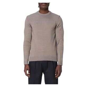 Zanone Girocollo Sweater - - Knitwear - Herren - Braun - L