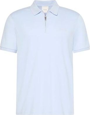 Calvin Klein Polo droit &agrave; col zipp&eacute; en coton