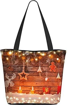 AOOEDM Happy New Year Starlight Ladies Shopping Bag 13x11x7in.Le cadeau parfait pour la Saint-Valentin.Cest de la Saint-Valentin pour maman, fille, &eacute;pouse, e