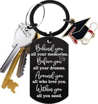 Generico Porte-cl&eacute;s de remise de dipl&ocirc;me - Cadeau portable pour dipl&ocirc;m&eacute; - Porte-cl&eacute;s de remise de dipl&ocirc;me d&eacute;tudes secondaires, universit&eacute;, fille, amie, petit-f