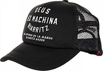 Deus Ex Machina Biarritz Address Trucker Hat - Black ONE SIZE Black