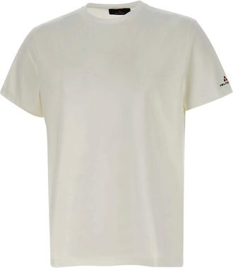 Peuterey Homme, Tops, Blanc, Taille: L Zole02 Piquet T-shirt