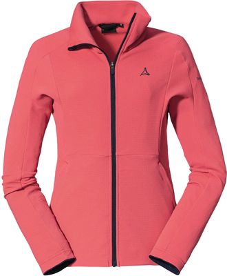 Sch&ouml;ffel Damen Fleece Jacket Schiara L, warme Fleecejacke mit Stretch, schnell trocknende Funktionsjacke mit Stehkragen, geranium, 46