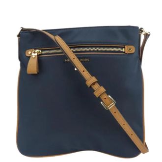 Michael Kors Pre-owned Nylon schultertasche - - Pre-owned - Damen - Blau - ONE SIZE