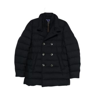Herno Pea Coat aus Norfolk-Wollmischung - - Jackets - Herren - Schwarzk - M