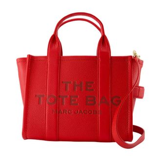 Marc Jacobs Womens Tote Red Cowhide