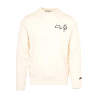 MC2 Saint Barth Heron Light Rundhals - - Knitwear - Herren - Wei&szlig; - L