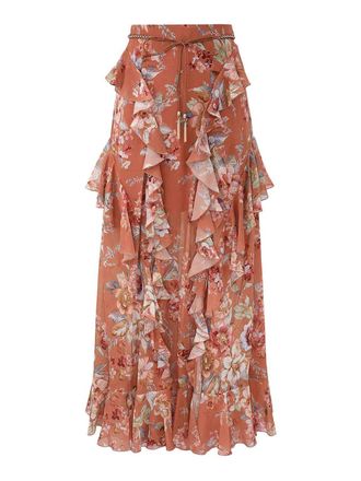 Zimmermann Jupe Midi - Multicolore