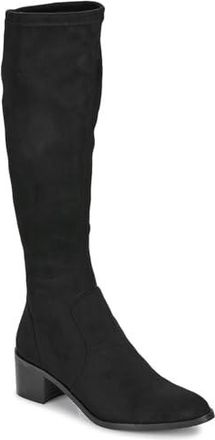 JB Martin Botte Classique pour Femmes - Noir - 39 EU - Joe - Bootie - Plat - Cuir - Stretch - Fermeture &eacute;clair - Ville - F&eacute;minin - Luxe