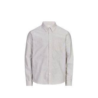 A.P.C. Chemise oversize col classique en coton ray&eacute;