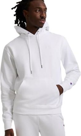 Champion Pull à capuche Powerblend Sweatshirt à capuche Homme Blanc. L