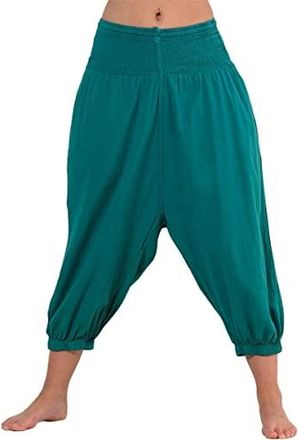 Coline Sarouel Femme Court - Couleur : Petrole - Taille Unique