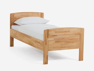 Dico Copenhagen Wildeiche Massivholz Komfortbett Seniorenbett 430.00, Wildeiche Honig geölt Größe 90x200 cm