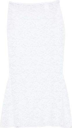 Os&eacute;ree Femme, Jupes, Blanc, Taille: 38 FR Bfsf268 Full Lace Skirt