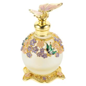 Cabilock Leere Glasparfümflasche Behälter Für Ätherische Öle Duftflasche Für Schreibtisch Tischflakon Elegante Flasche Für Reisen Und Täglichen Gebrauch