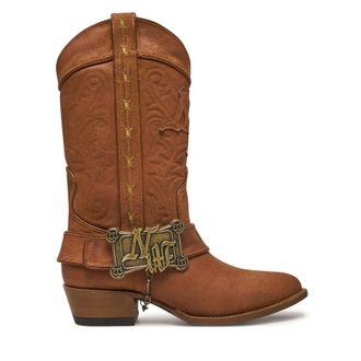 Naked Wolfe Cowboystiefel Naked Wolfe Outlaw 00021 Braun
