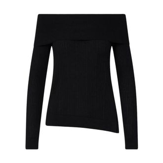 Liu Jo Maglia Chiusa Scollo Schiffer - - Knitwear - Damen - Schwarzk - M