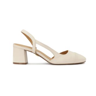 Kazar Cremefarbene Pumps mit ausgeschnittener Oberseite - - Shoes - Damen - Beige - 41 EU