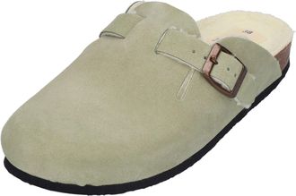 Plakton Damenschuhe Pantoletten BLOGG WOOL 181539 mint, Größe:40 EU